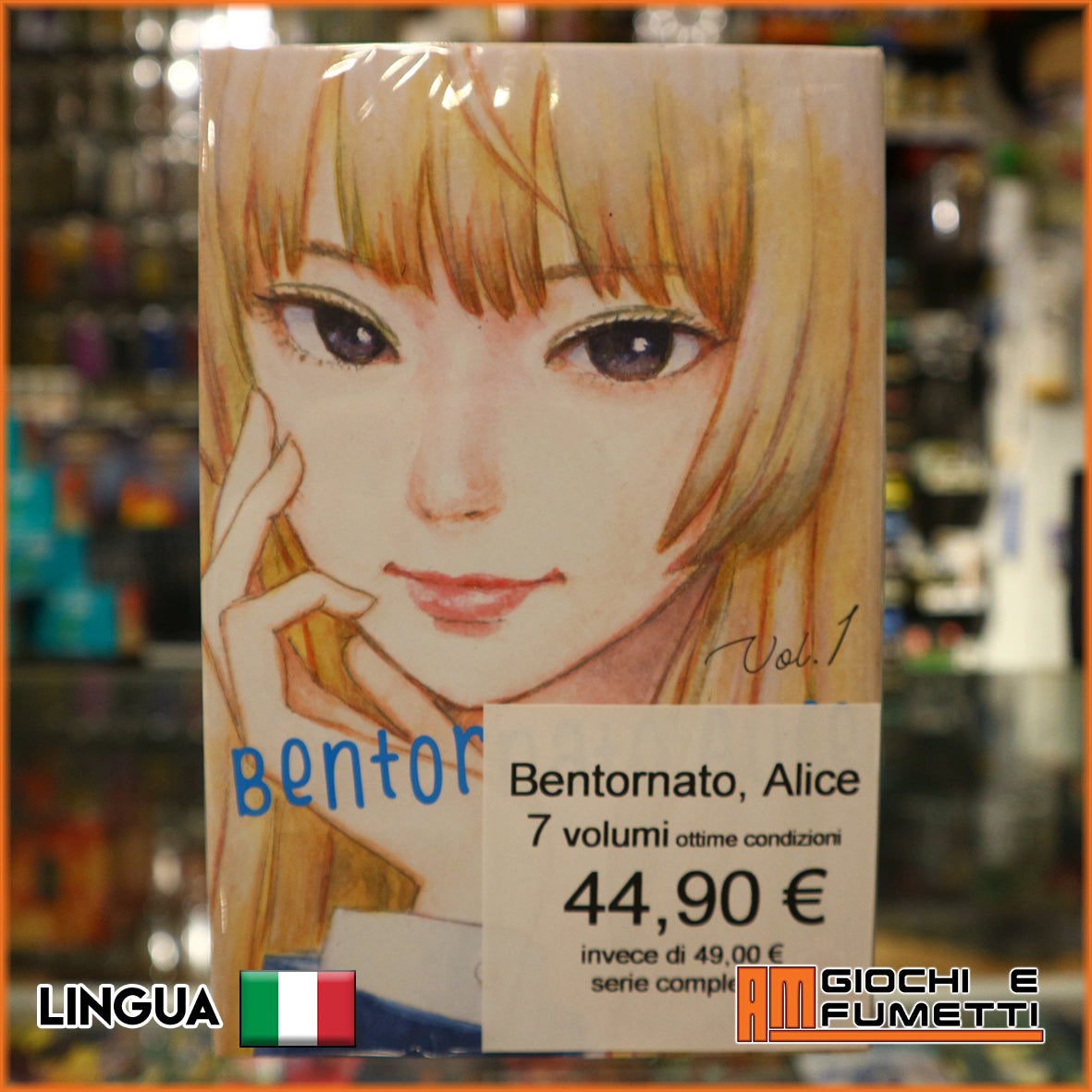 Bentornato Alice - Serie completa - 7 volumi - Nuova – AM GIOCHI E FUMETTI